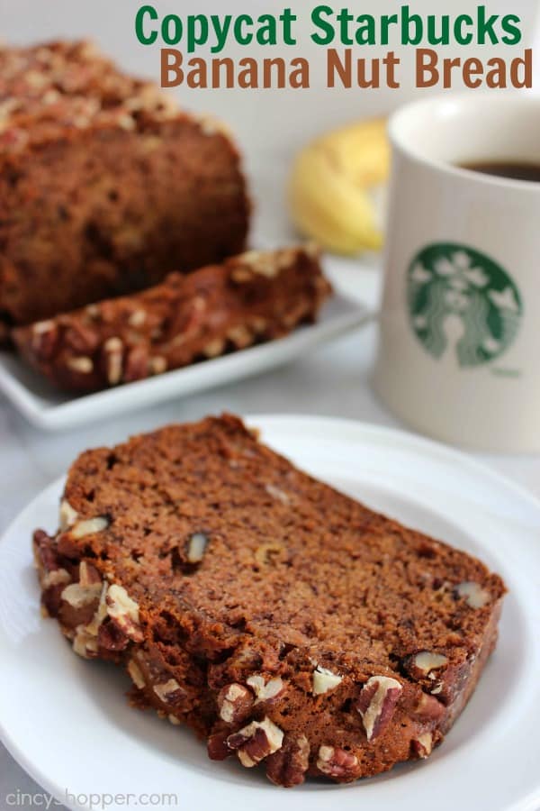 Copycat Starbucks Banana Nut Bread CincyShopper Copycat Starbucks Banana Nut Bread CincyShopper