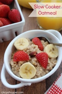 Slow Cooker Steel Cut Oatmeal - CincyShopper