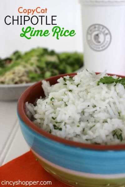 CopyCat Chipotle Lime Rice Recipe - CincyShopper