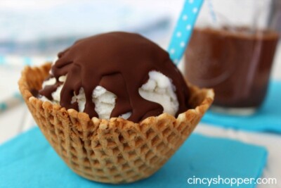 Homemade Magic Shell Recipe for Ice Cream - CincyShopper