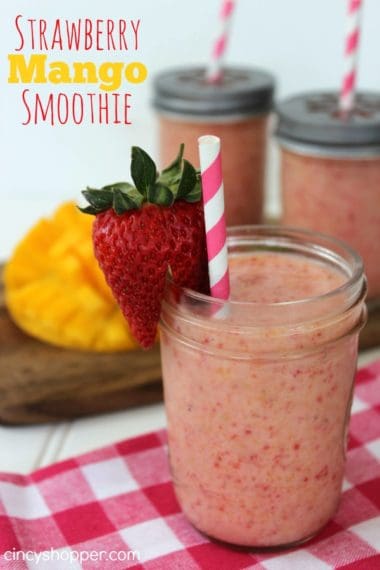 Strawberry Mango Smoothie Recipe - CincyShopper
