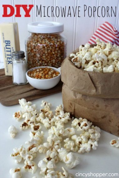 DIY Microwave Popcorn Recipe - CincyShopper