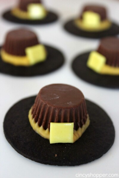 Thanksgiving Pilgrim Hat Treats Recipe - CincyShopper