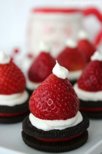 Santa Hat Oreos Recipe - CincyShopper