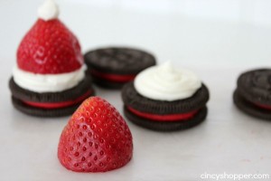 Santa Hat Oreos Recipe - CincyShopper