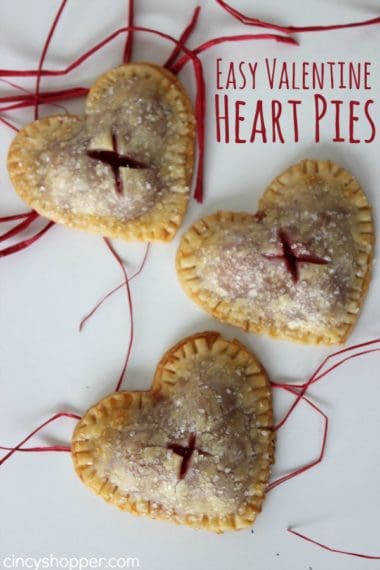 Easy Valentine Heart Pies - CincyShopper