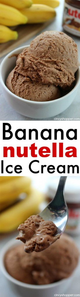 2 Ingredient Banana Nutella Ice Cream - CincyShopper