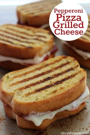 Pepperoni Pizza Grilled Cheese (Aldi Meal) - CincyShopper