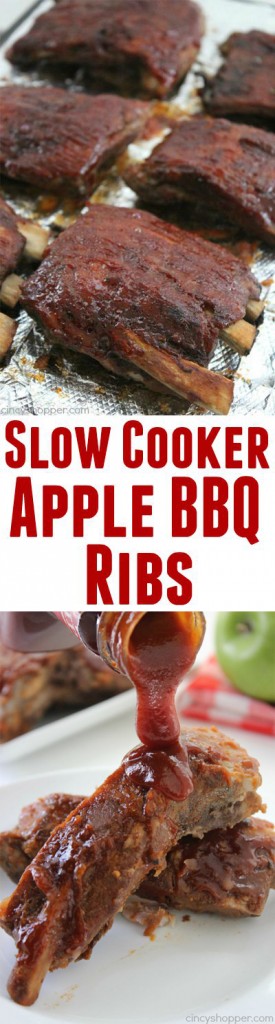 Slow Cooker Apple BBQ Ribs - CincyShopper