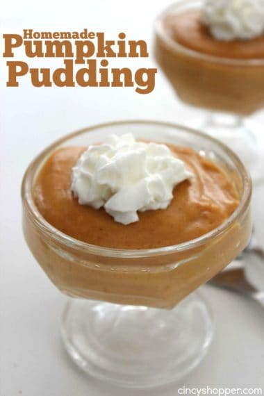 Homemade Pumpkin Pudding