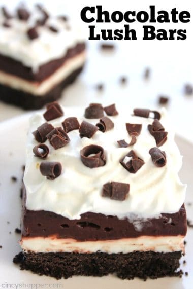 Chocolate Lush Bars - CincyShopper