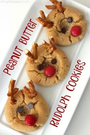 Peanut Butter Rudolph Cookies - CincyShopper