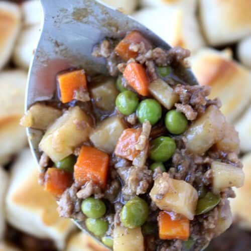 Skillet Ground Beef and Biscuits - CincyShopper