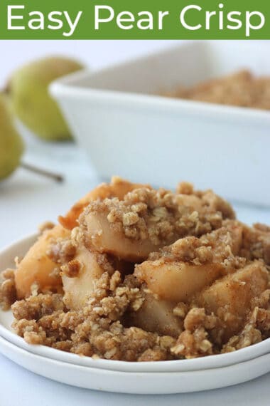 Easy Pear Crisp - CincyShopper