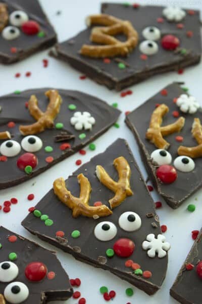 Easy Christmas Bark with Reindeer - CincyShopper