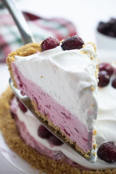 No Bake Cranberry Cream Pie - CincyShopper