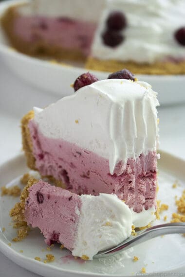 No Bake Cranberry Cream Pie - CincyShopper