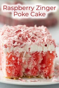 Raspberry Zinger Poke Cake - CincyShopper