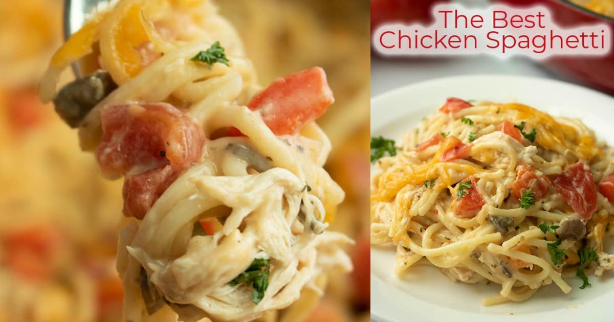 Chicken Spaghetti - An Easy Casserole Recipe | Cincyshopper