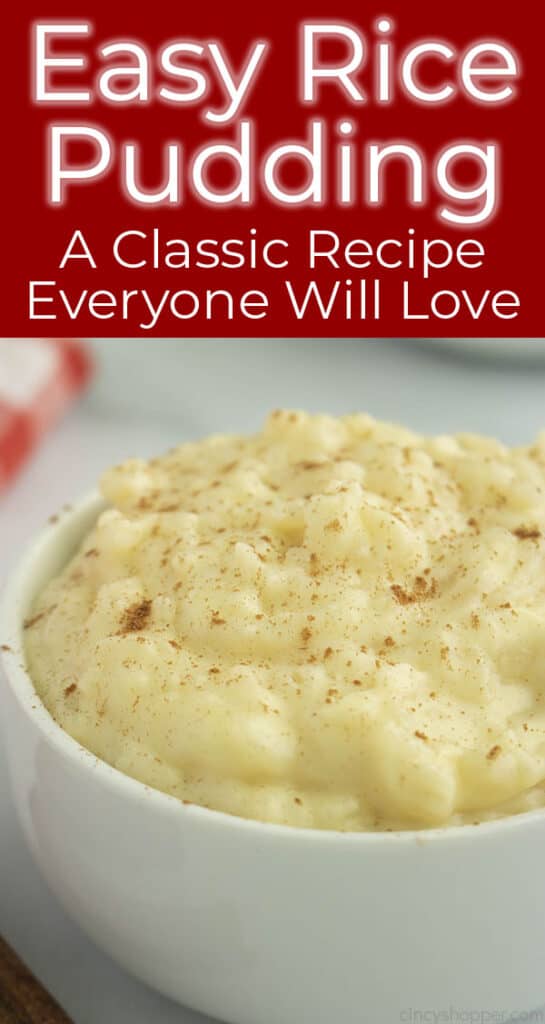Rice Pudding Recipe with Cooked Rice | Cincyshopper