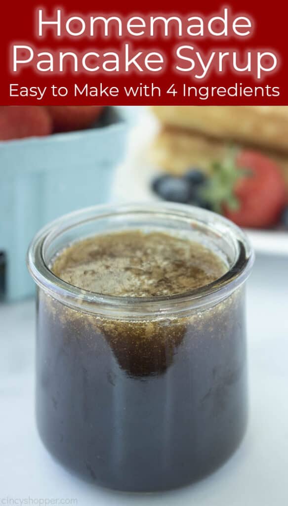 Homemade Pancake Syrup - CincyShopper
