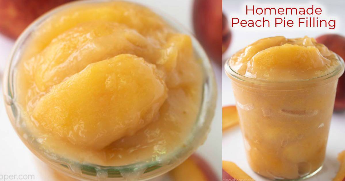 Homemade Peach Pie Filling - CincyShopper