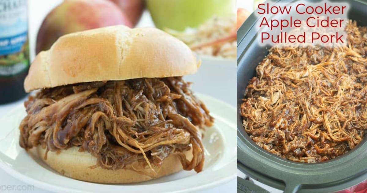 Slow Cooker Apple Cider Pulled Pork - CincyShopper