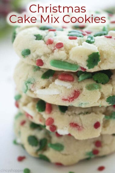 Christmas Cake Mix Cookies - CincyShopper