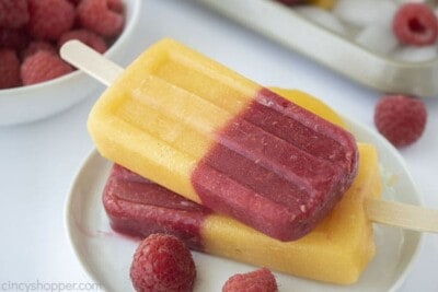 Peach Raspberry Popsicles - CincyShopper
