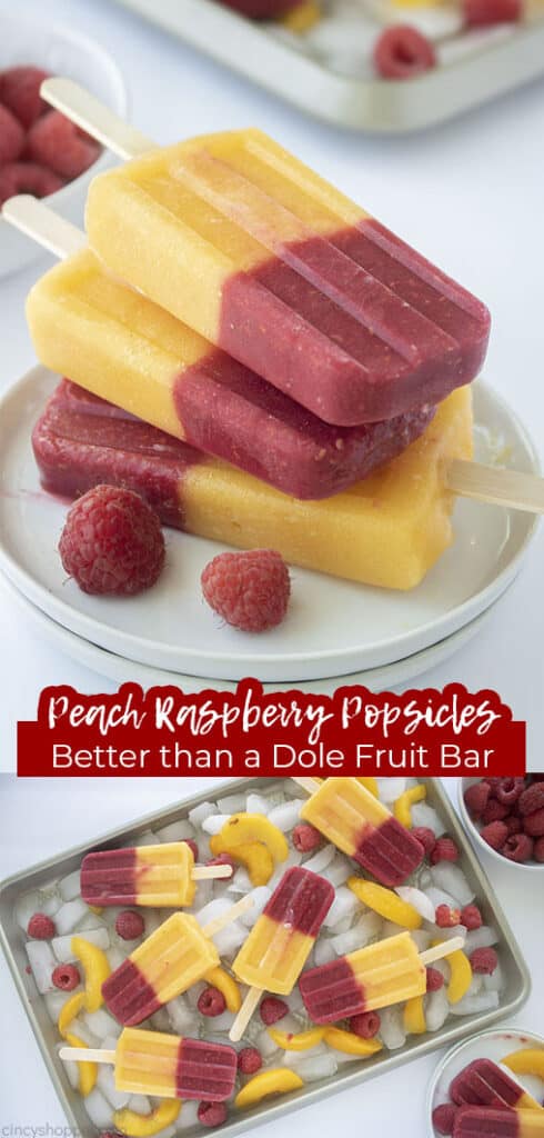 Peach Raspberry Popsicles - CincyShopper