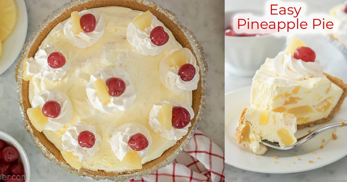 Easy Pineapple Pie - CincyShopper