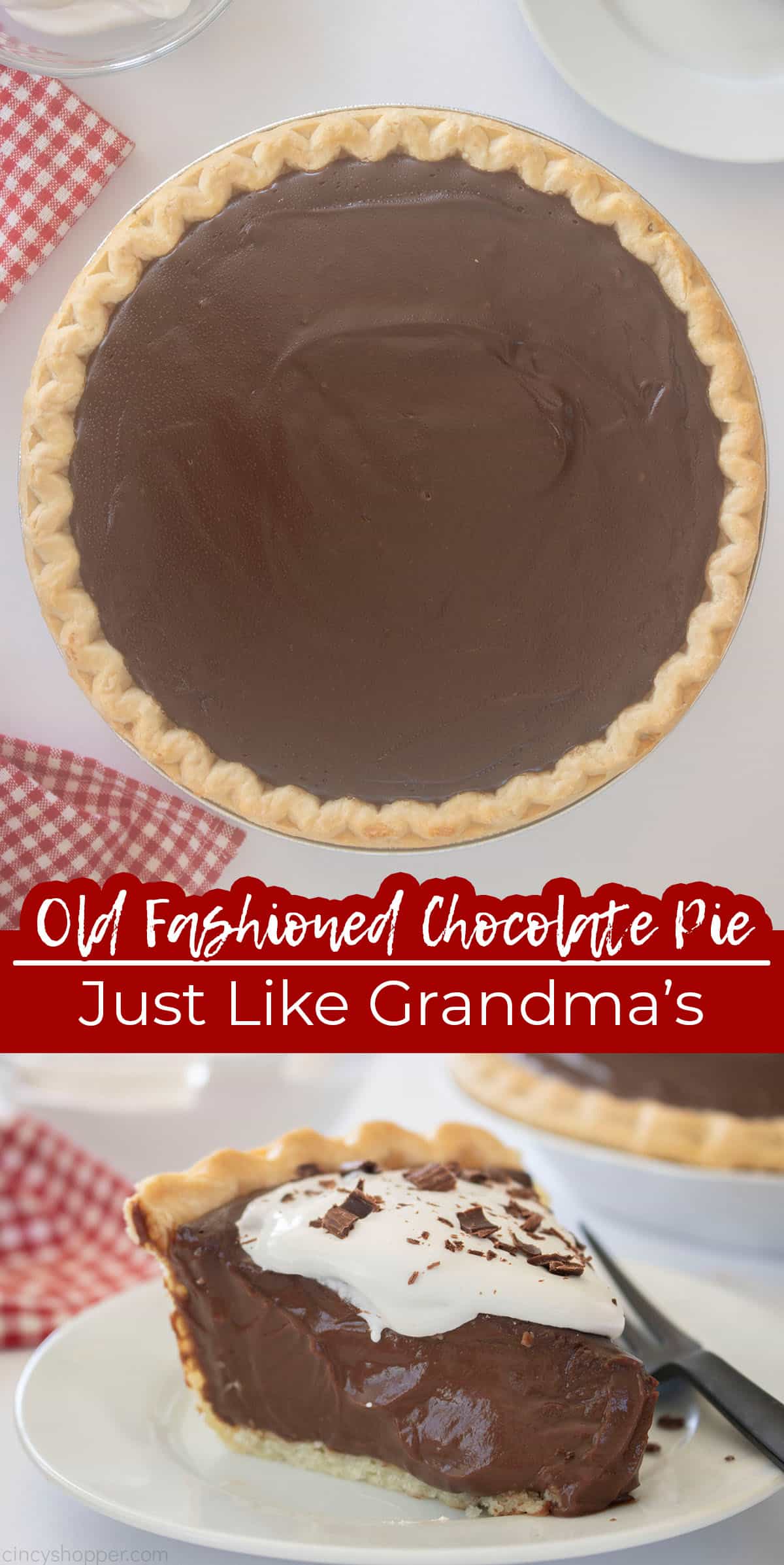 Old Fashioned Chocolate Pie - CincyShopper