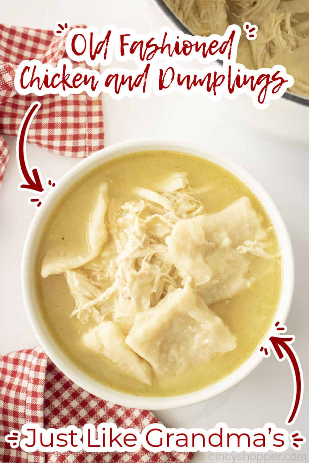 Old Fashioned Chicken and Dumplings - CincyShopper