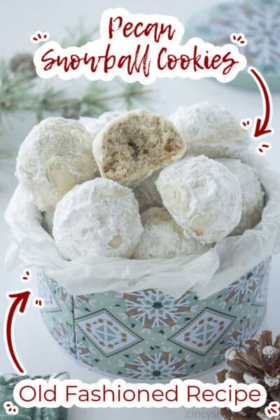 Pecan Snowball Cookies - CincyShopper