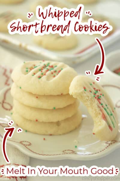 Whipped Shortbread Cookies - CincyShopper